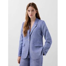 Scalpers Linen Studs Blazer ' ' Damen Gr&ouml;&szlig;e 34 indigo