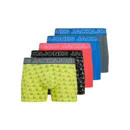 Jack & Jones JACK & JONES Boxershorts 'JACCapri Skull' Herren Gr&ouml;&szlig;e XXL hellblau / gelb / grau / hellrot / schwarz