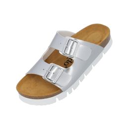 Palado Pantolette 'Korfu PL Lack' Damen Größe 38 silber