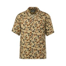 STHUGE Button Up Shirt male Brown size 8XL