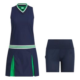 adidas Performance Set: Sportkleid mit Sportshorts 'Originals' Damen Größe XL/XXL dunkelblau / grün / weiß