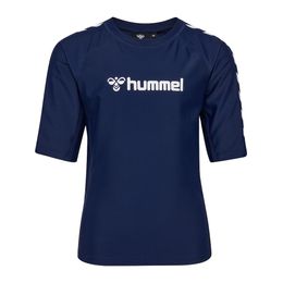 Hummel Badeshirt 'Fiji' Jungen Gr&ouml;&szlig;e 128 marine / wei&szlig;