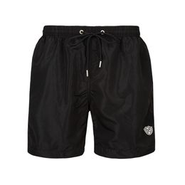 19V69 Italia Badeshorts 'Siro Basic' Herren Größe XXXL schwarz / weiß