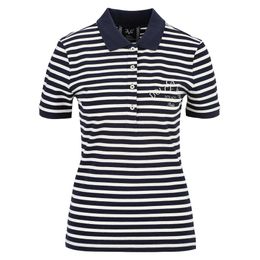 19V69 Italia Poloshirt 'Bibi Marina' Damen Größe XXL navy / weiß
