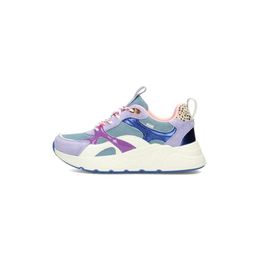 POSH by Poelman Sneaker 'Kea' Mädchen Größe 33 blau / blue denim / orchidee / weiß