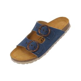 Palado by Sila Sahin Pantolette 'Andeci' Damen Gr&ouml;&szlig;e 44 blau / blue denim