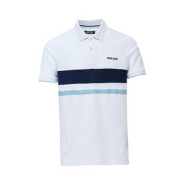Salsa Jeans Shirt Herren Größe L blau / weiß