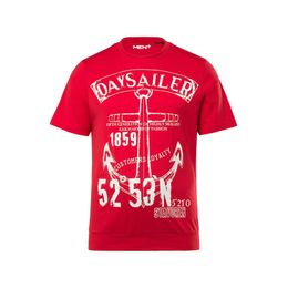 Men Plus Shirt male Red size 7XL
