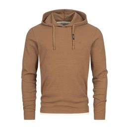 INDICODE JEANS Sweatshirt 'Marto' Herren Gr&ouml;&szlig;e S braun / schwarz