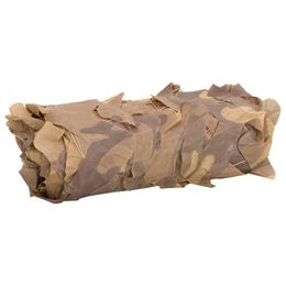 vidaXL Tarnnetz mit Aufbewahrungstasche 627x290 cm Sandfarbe