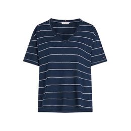 Tommy Hilfiger T-Shirt Damen Größe XS navy / weiß