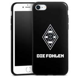 DeinDesign iPhone SE (2022) Handy Slim Case extra d&uuml;nn Silikon Handyh&uuml;lle schwarz H&uuml;lle Gladbach Borussia M&ouml;nchengladbach Die Fohlen Silikon Slim Case