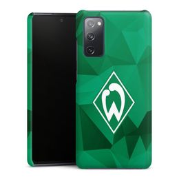 DeinDesign Galaxy S20 FE Handy Premium Case Smartphone Handyh&uuml;lle Schutzh&uuml;lle matt Official Licensed Product Camouflage Sv Werder Bremen Premium Case