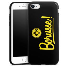 DeinDesign iPhone SE (2020) Handy Slim Case extra d&uuml;nn Silikon Handyh&uuml;lle schwarz H&uuml;lle Bvb Borussia Dortmund Borusse Silikon Slim Case