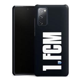 DeinDesign Galaxy S20 FE Handy Premium Case Smartphone Handyh&uuml;lle Schutzh&uuml;lle matt Official Licensed Product 1. Fcm 1. Fc Magdeburg Premium Case