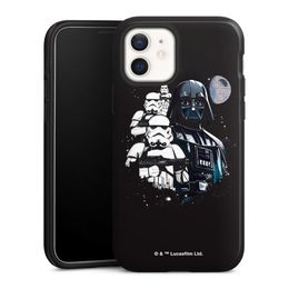 DeinDesign iPhone 12 mini Handy Panzer Handyh&uuml;lle robuste Outdoor H&uuml;lle Schutzh&uuml;lle gl&auml;nzend Weltall Star Wars Movie Tough Case