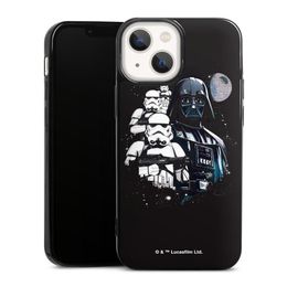 DeinDesign iPhone 13 Mini Handy Slim Case extra d&uuml;nn Silikon Handyh&uuml;lle schwarz H&uuml;lle Weltall Star Wars Movie Silikon Slim Case