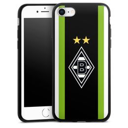 DeinDesign iPhone SE (2022) Handy Slim Case extra d&uuml;nn Silikon Handyh&uuml;lle schwarz H&uuml;lle Logo Gladbach Borussia M&ouml;nchengladbach Silikon Slim Case