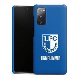DeinDesign Galaxy S20 FE Handy Premium Case Smartphone Handyh&uuml;lle Schutzh&uuml;lle matt Coat Of Arms 1. Fc Magdeburg Official Licensed Product Premium Case