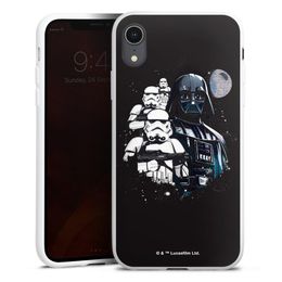 DeinDesign iPhone Xr Handy Silikon H&uuml;lle Case wei&szlig; Handyh&uuml;lle Weltall Star Wars Movie Silikon Case