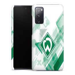DeinDesign Galaxy S20 FE Handy Premium Case Smartphone Handyh&uuml;lle Schutzh&uuml;lle matt Sv Werder Bremen Official Licensed Product Muster Premium Case