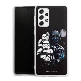 DeinDesign Galaxy A33 5G Handy Silikon H&uuml;lle Case transparent Handyh&uuml;lle Movie Star Wars Weltall Silikon Case