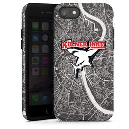 DeinDesign iPhone SE (2020) Handy Panzer Handyh&uuml;lle robuste Outdoor H&uuml;lle Schutzh&uuml;lle matt Ice Hockey K&ouml;lner Haie Official Licensed Product Tough Case