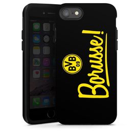 DeinDesign iPhone SE (2022) Handy Panzer Handyh&uuml;lle robuste Outdoor H&uuml;lle Schutzh&uuml;lle matt Bvb Borussia Dortmund Borusse Tough Case
