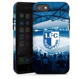 DeinDesign iPhone SE (2020) Handy Panzer Handyh&uuml;lle robuste Outdoor H&uuml;lle Schutzh&uuml;lle matt 1. Fcm Stadium 1. Fc Magdeburg Tough Case