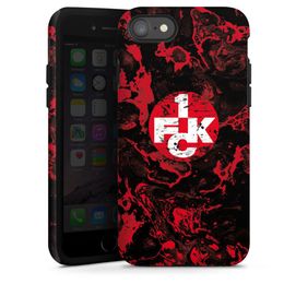DeinDesign iPhone SE (2020) Handy Panzer Handyh&uuml;lle robuste Outdoor H&uuml;lle Schutzh&uuml;lle matt 1. Fc Kaiserslautern 1. Fck Logo Tough Case