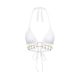 Moda Minx Bikinitop 'Iris Droplet' Damen Größe 100 weiß