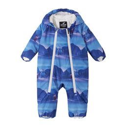 Reima Overall 'Moomin Knytte' Größe 62 navy / pastellblau / beere / weiß