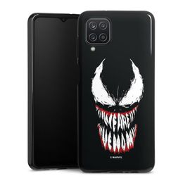 DeinDesign Galaxy A12 Handy Silikon H&uuml;lle Case schwarz Handyh&uuml;lle Official Licensed Product Marvel Venom