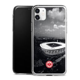 DeinDesign iPhone 11 Handy Slim Case Silikon Handyh&uuml;lle transparent H&uuml;lle extra d&uuml;nn Eintracht Frankfurt Sge Stadium Silikon Slim Case