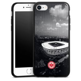 DeinDesign iPhone SE (2022) Handy Slim Case extra d&uuml;nn Silikon Handyh&uuml;lle schwarz H&uuml;lle Sge Stadium Eintracht Frankfurt Silikon Slim Case