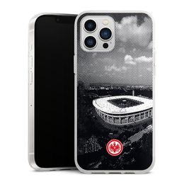 DeinDesign iPhone 13 Pro Max Handy Silikon H&uuml;lle Case transparent Handyh&uuml;lle Eintracht Frankfurt Sge Stadium Silikon Case