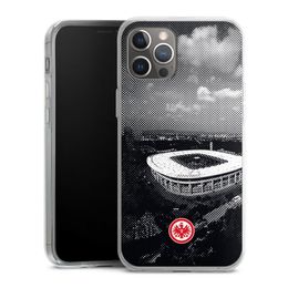 DeinDesign iPhone 12 Pro Max Handy Silikon H&uuml;lle Case transparent Handyh&uuml;lle Eintracht Frankfurt Sge Stadium Silikon Case