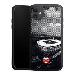 DeinDesign iPhone 11 Handy Premium Silikon H&uuml;lle Handyh&uuml;lle schwarz Case Stadium Sge Eintracht Frankfurt Silikon Premium Case