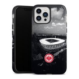 DeinDesign iPhone 13 Pro Max Handy Panzer Handyh&uuml;lle robuste Outdoor H&uuml;lle Schutzh&uuml;lle gl&auml;nzend Eintracht Frankfurt Sge Stadium Tough Case