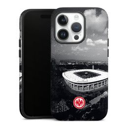 DeinDesign iPhone 14 Pro Handy Panzer Handyh&uuml;lle robuste Outdoor H&uuml;lle Schutzh&uuml;lle matt Eintracht Frankfurt Sge Stadium Tough Case