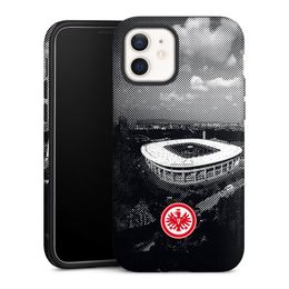 DeinDesign iPhone 12 mini Handy Panzer Handyh&uuml;lle robuste Outdoor H&uuml;lle Schutzh&uuml;lle matt Eintracht Frankfurt Sge Stadium Tough Case