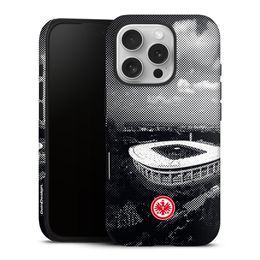 DeinDesign iPhone 16 Pro Handy Panzer Handyh&uuml;lle robuste Outdoor H&uuml;lle Schutzh&uuml;lle matt Eintracht Frankfurt Sge Stadium Tough Case