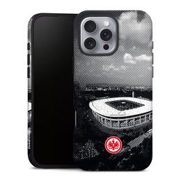 DeinDesign iPhone 16 Pro Max Handy Panzer Handyh&uuml;lle robuste Outdoor H&uuml;lle Schutzh&uuml;lle gl&auml;nzend Eintracht Frankfurt Sge Stadium Tough Case