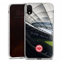 DeinDesign iPhone Xr Handy Silikon H&uuml;lle Case transparent Handyh&uuml;lle Eintracht Frankfurt Stadium Official Licensed Product Silikon Case