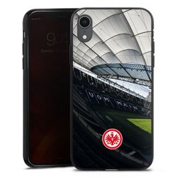 DeinDesign iPhone Xr Handy Silikon H&uuml;lle Case schwarz Handyh&uuml;lle Eintracht Frankfurt Stadium Official Licensed Product