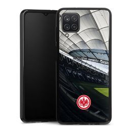 DeinDesign Galaxy A12 Handy Silikon H&uuml;lle Case schwarz Handyh&uuml;lle Eintracht Frankfurt Official Licensed Product Stadium