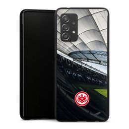 DeinDesign Galaxy A52s 5G Handy Silikon H&uuml;lle Case schwarz Handyh&uuml;lle Stadium Official Licensed Product Eintracht Frankfurt