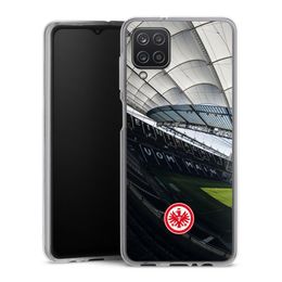 DeinDesign Galaxy A12 Handy Silikon H&uuml;lle Case transparent Handyh&uuml;lle Eintracht Frankfurt Official Licensed Product Stadium Silikon Case