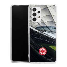 DeinDesign Galaxy A53 5G Handy Silikon H&uuml;lle Case transparent Handyh&uuml;lle Eintracht Frankfurt Official Licensed Product Stadium Silikon Case