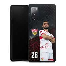 DeinDesign Galaxy S20 FE Handy Silikon H&uuml;lle Case schwarz Handyh&uuml;lle Vfb Stuttgart Deniz Undav Official Licensed Product
